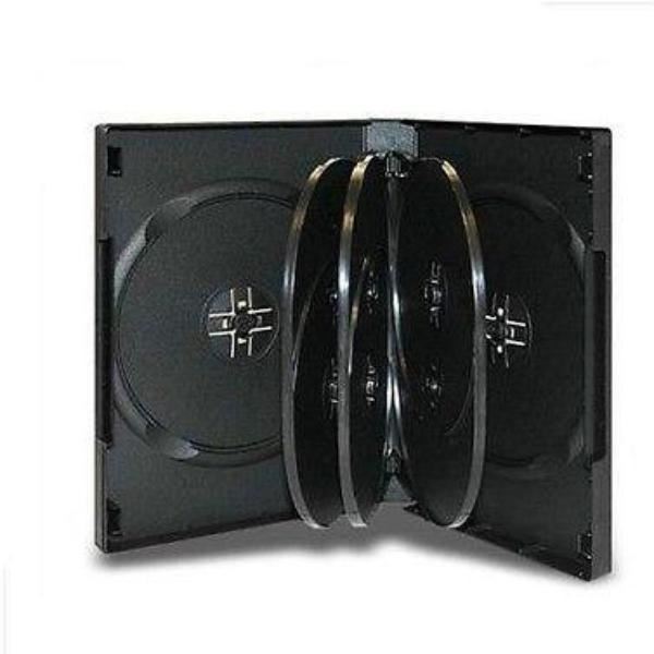 50 x Hold 8 22mm Quality DVD Cover Disc Case Holder with outer wrap in ...